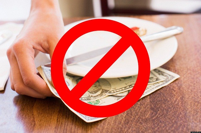 No tipping - Best Travel Blogs